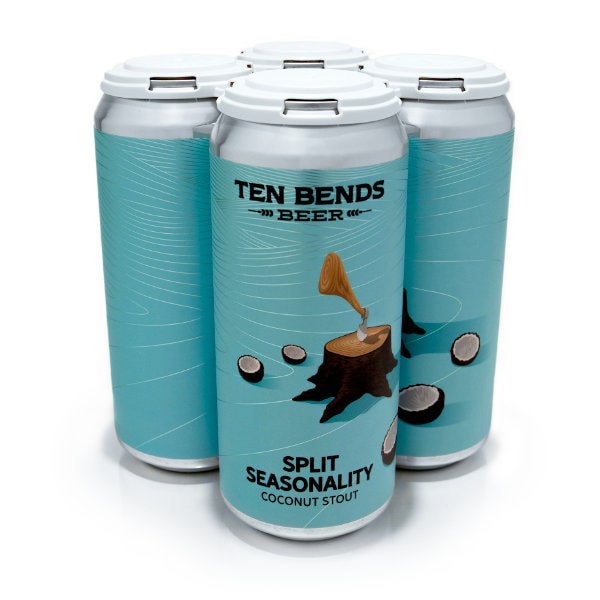 Split Seasonality Coconut Stout | Ten Bends Beer - Vermont Craft Brewery